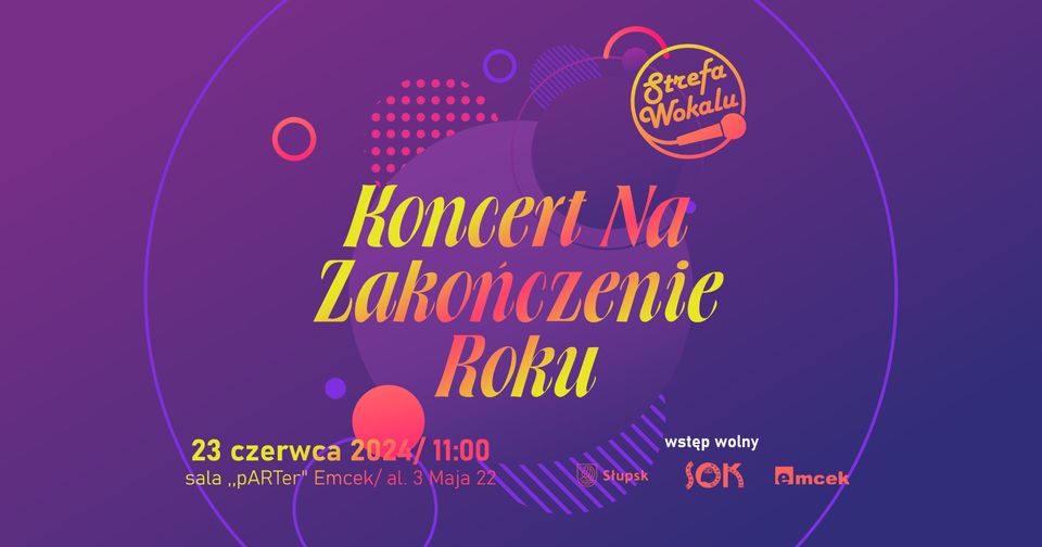Koncert na zakończenie roku - Strefa Wokalu