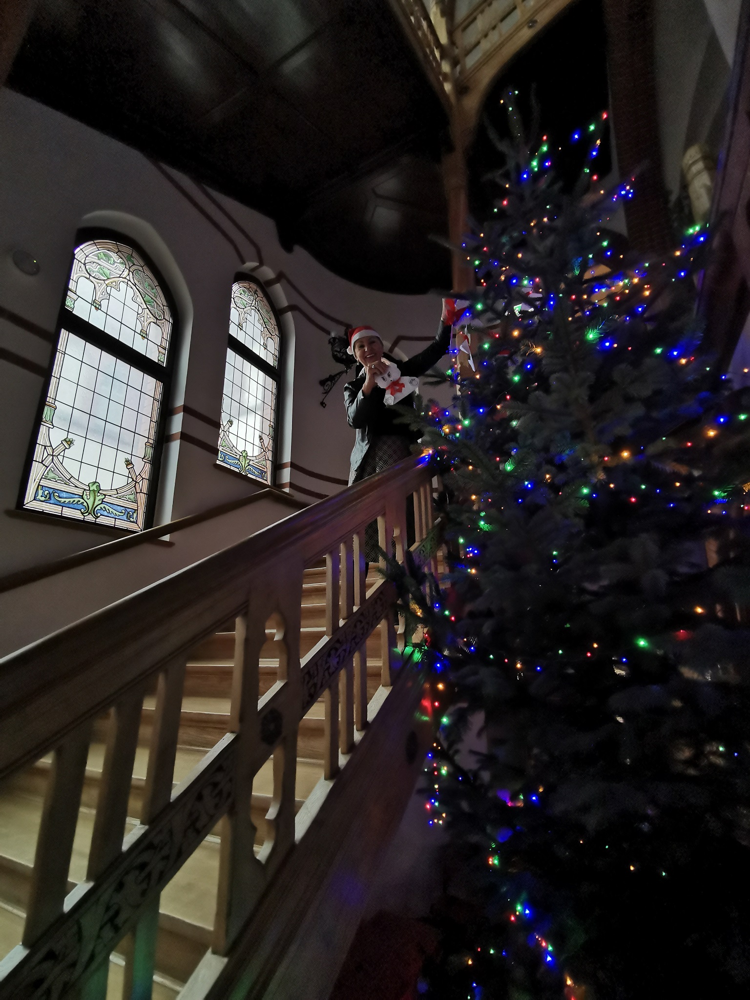 Strojenie choinki w Urzędzie Miasta Słupska