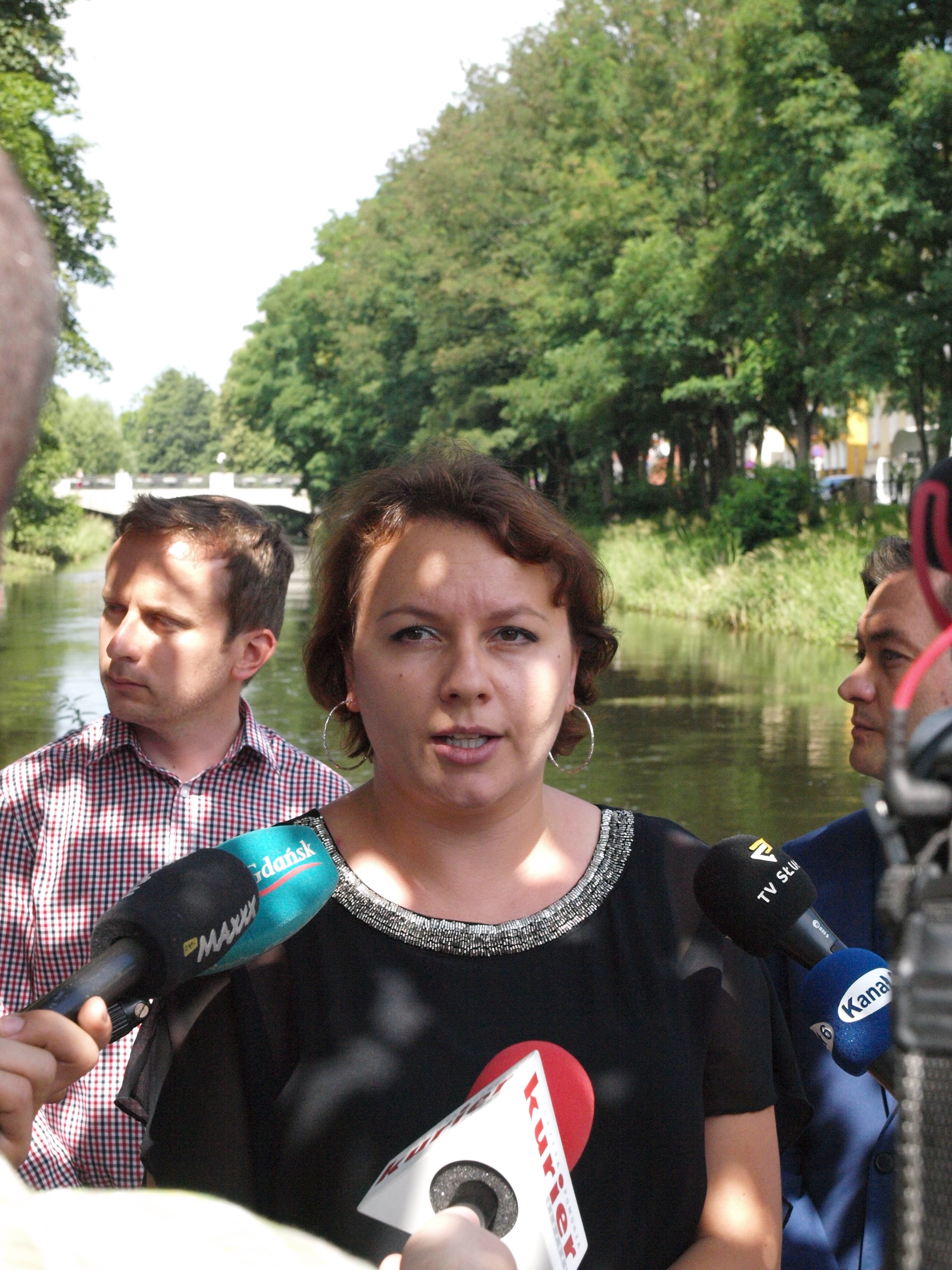Konferencja prasowa - Bulwary rzeki Słupi